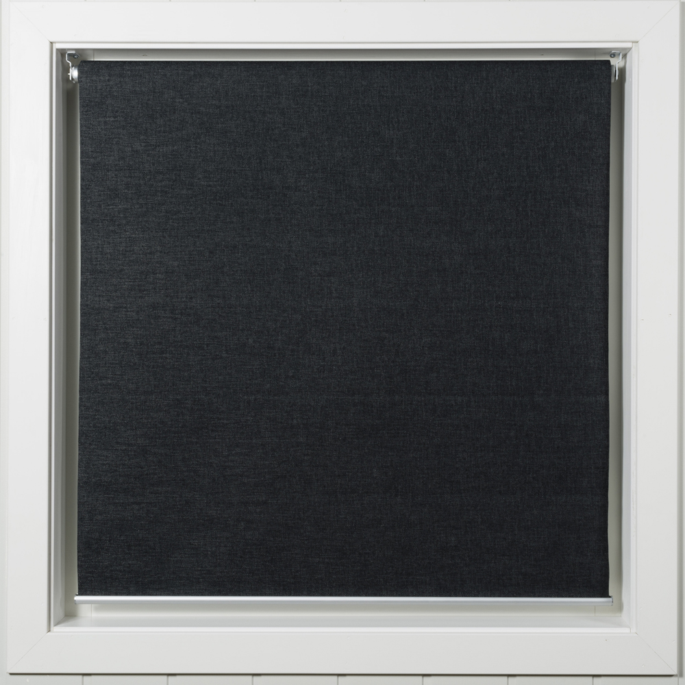 Vista Norge. RULLEGARDIN M/FJÆR LYSTETT SORT